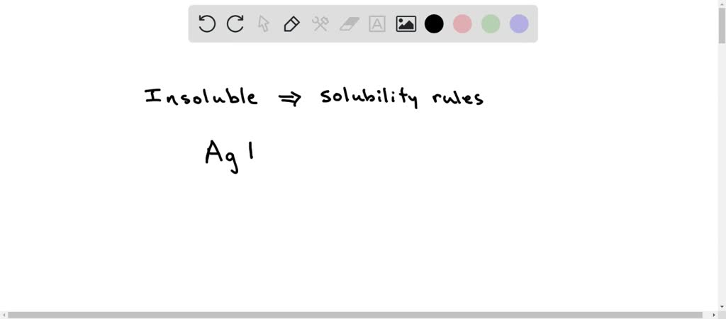 Write the chemical formula for an iodide compound that is insoluble in ...