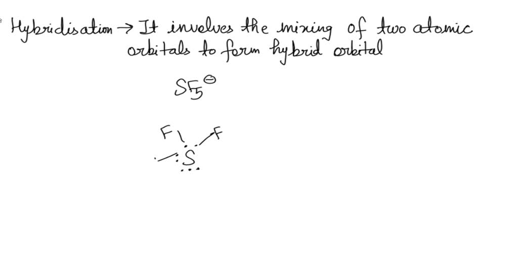 SOLVED: What type of hybridization would you expect around the S atom ...