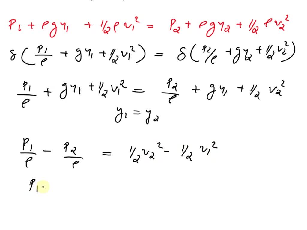 SOLVED: The Blake-Kozeny equation for the pressure drop (p1 – p2) in ...