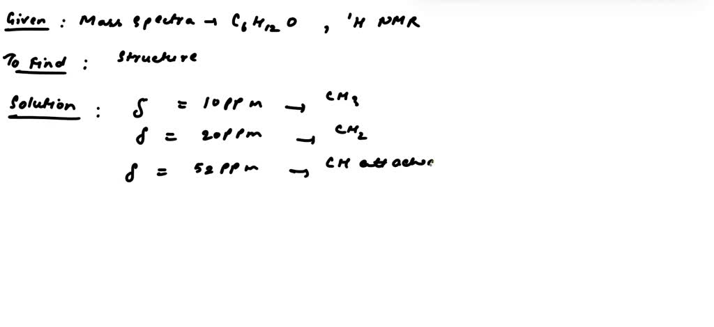 Draw the structure that fits the data Molecular formula: C6H,20 1H NMR ...