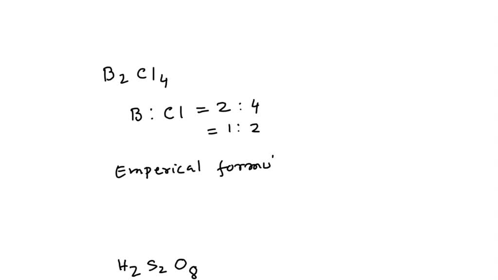 SOLVED: Determine the empirical formula for the compound with the ...