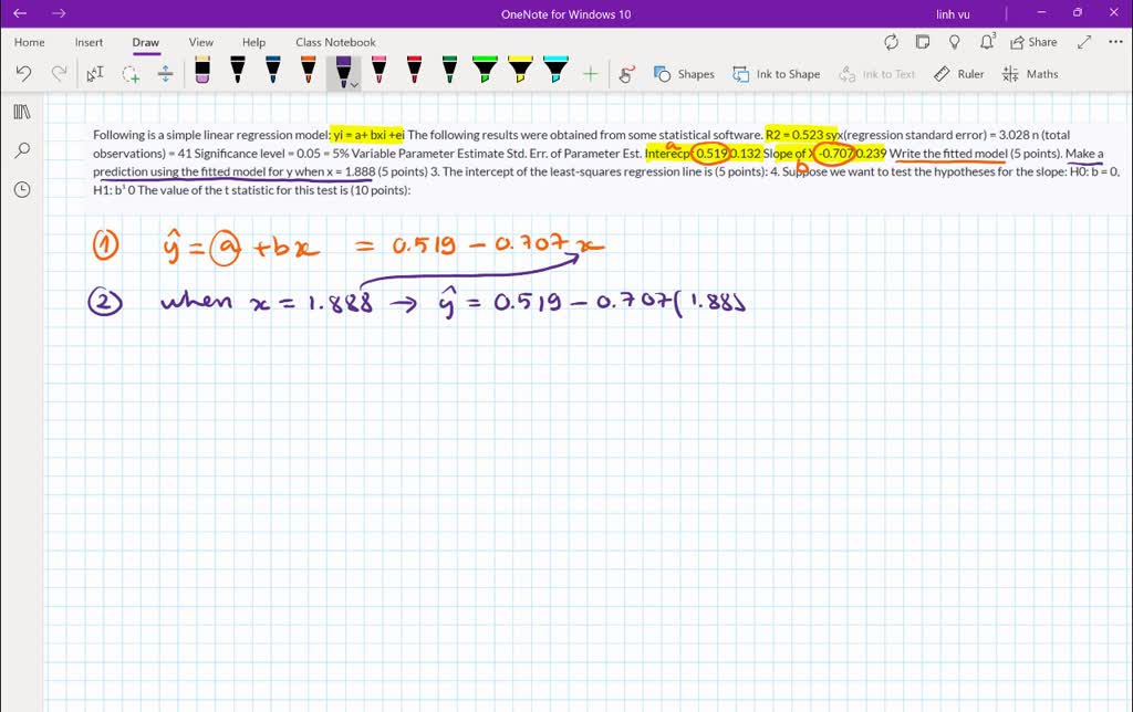 SOLVED Following Is A Simple Linear Regression Model Yi A Bxi 