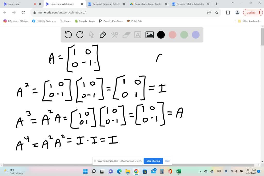 SOLVED: The three types of elementary matrices give rise to five types ...