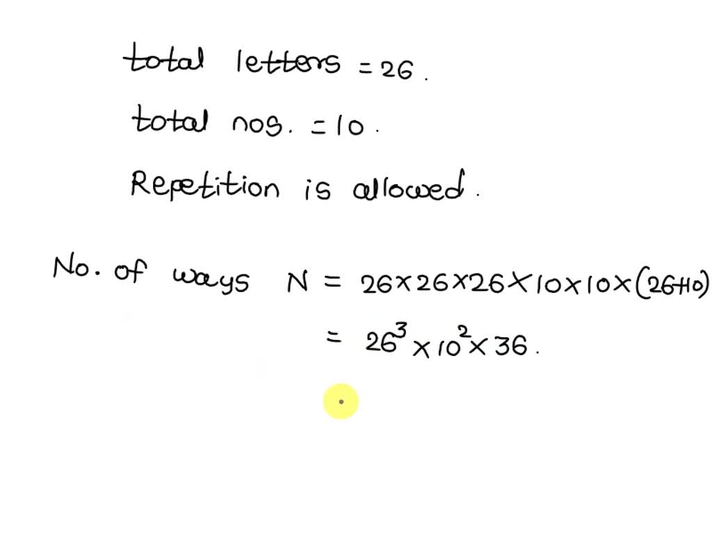 Solved Texts Class Tr 1 A How Many Five Letter Arrangements Permutations Can Be Formed