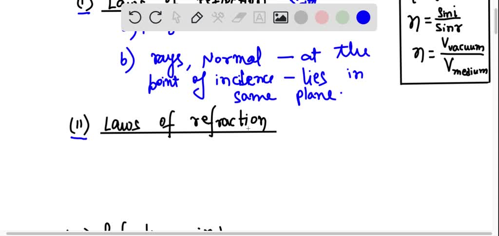 SOLVED: 'An explanation in your own words of both the law of reflection ...