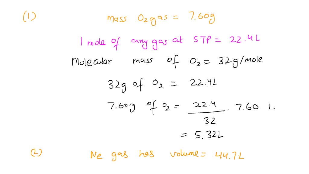 SOLVED: One Gram Equivalent Of Oxygen Gas At Stp Occupies, 43% OFF SOLVED: One Gram Equivalent Of Oxygen Gas At Stp Occupies, 43% OFF