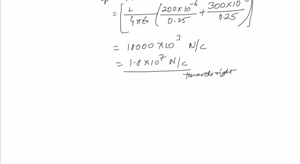 SOLVED: A +200 microCoulomb charge is placed at the origin and a -300 ...