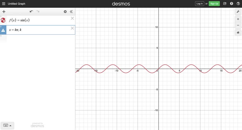 SOLVED: True or False The graph of the sine function has infinitely ...