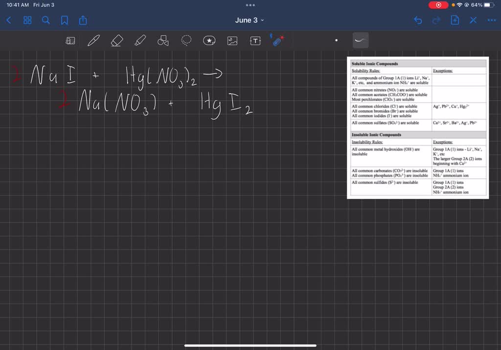 SOLVED: 3. Which of these is the correct net ionic equation for the reaction of NH4Cl (aq) and ...