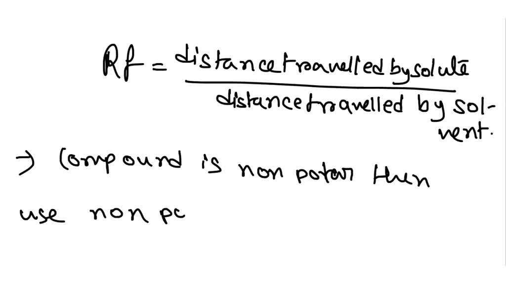 Solved Rf Values According To Reference Solution Was 015 But I Got 0 4137