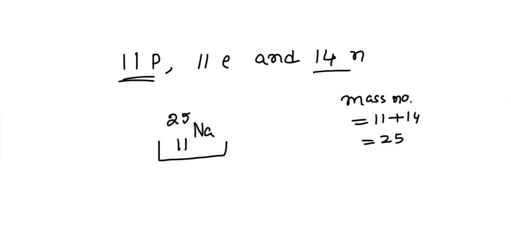 SOLVED: 'The given table shows the number of protons, neutrons, and ...