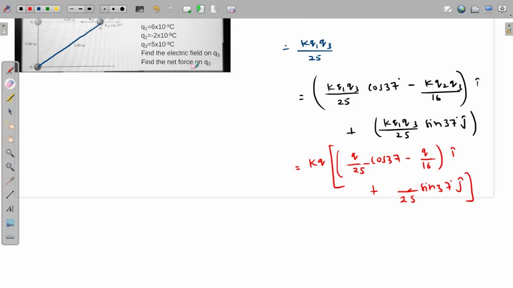 SOLVED: The Superposition Principle: The resultant force or electric ...