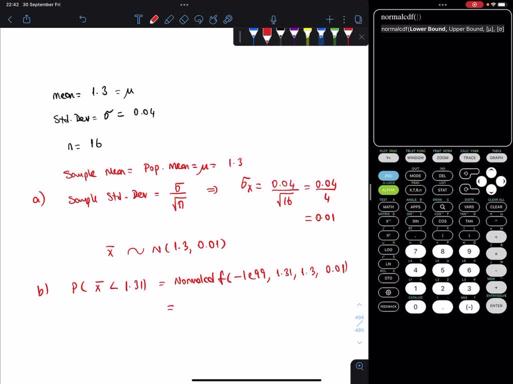 SOLVED: The diameter of ping-pong balls manufactured at a large factory is approximately ...