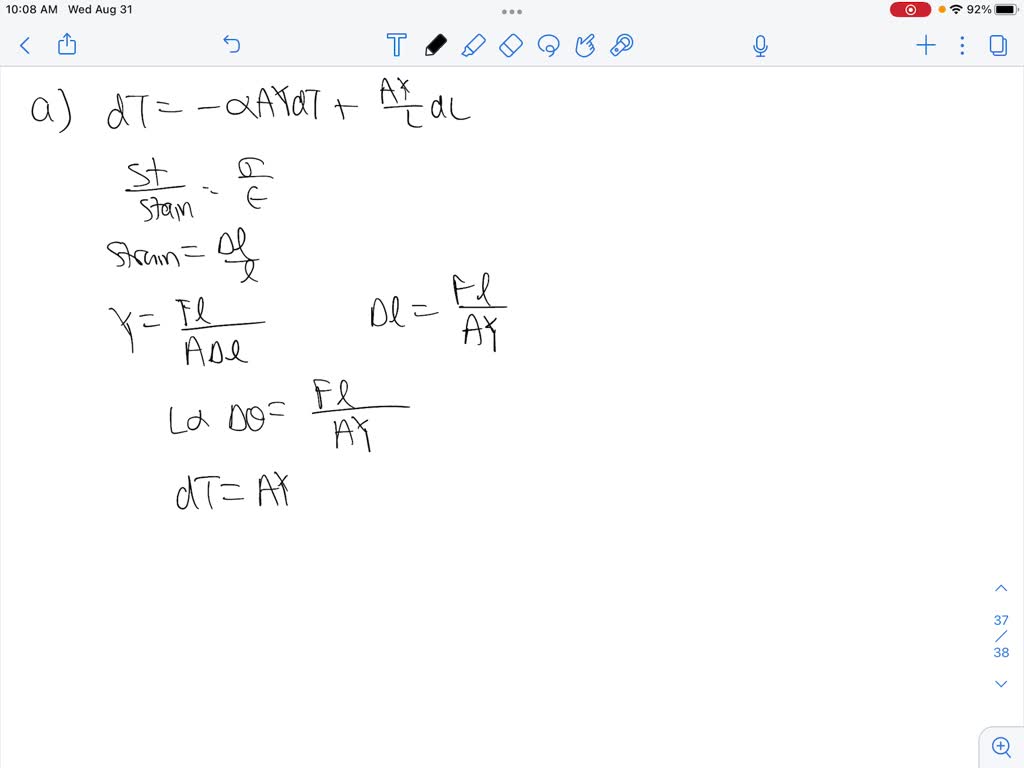 SOLVED: 2.6. Consider a wire that undergoes an infinitesimal change ...