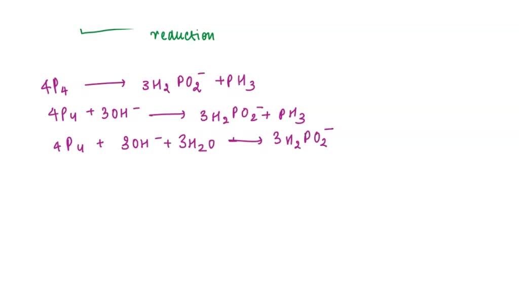 SOLVED: 42. Balance these equations for disproportionation reactions ...