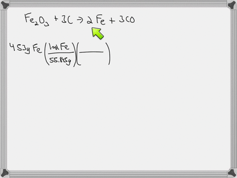 an iron ore sample contains fe2o3 plus other impurities a 752 g sample ...