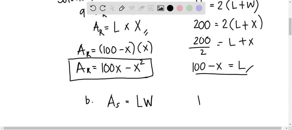 SOLVED: Fencing is required for a small, rectangular plot. Twenty meters of fence is available ...
