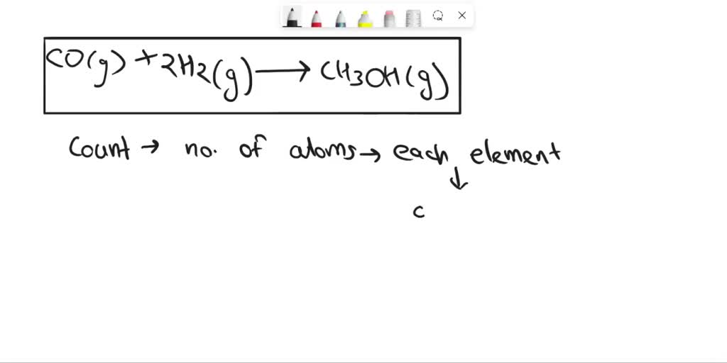 SOLVED: Write a balanced chemical equation to represent the following ...