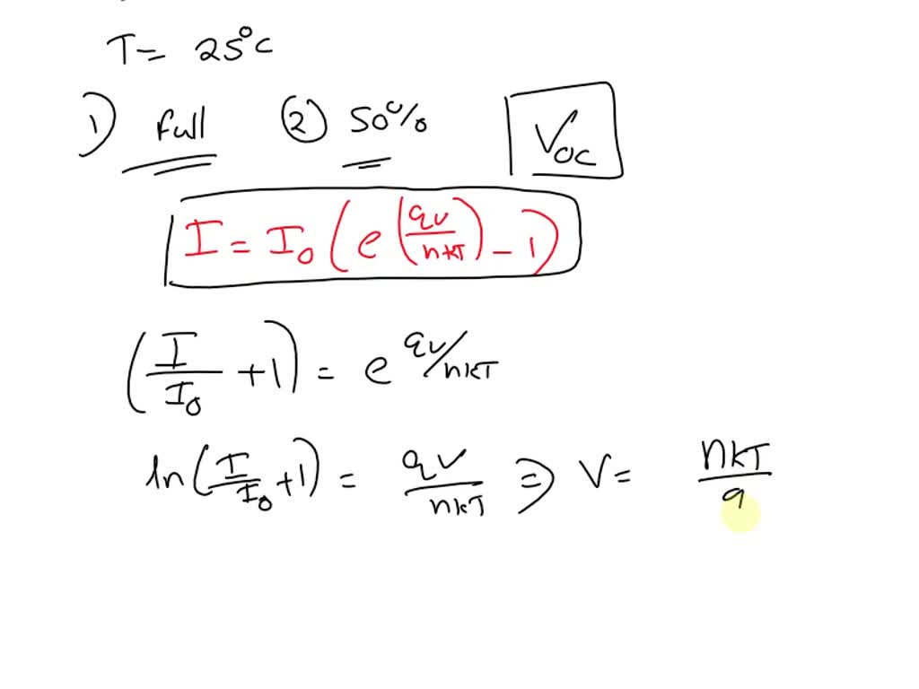 SOLVED: Problem 4: Consider a 100-cm2 photovoltaic cell with reverse ...
