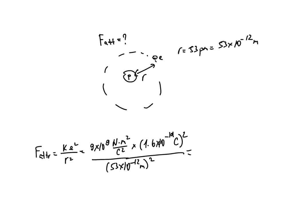 Solved Q5 1 The Hydrogen Atom Consists Of A Nucleus Of One Proton And