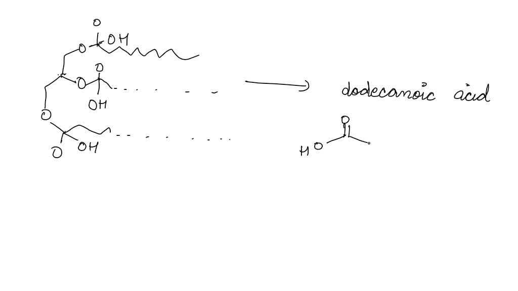 5. Draw the arrow-pushing mechanism of the saponification of coconut ...