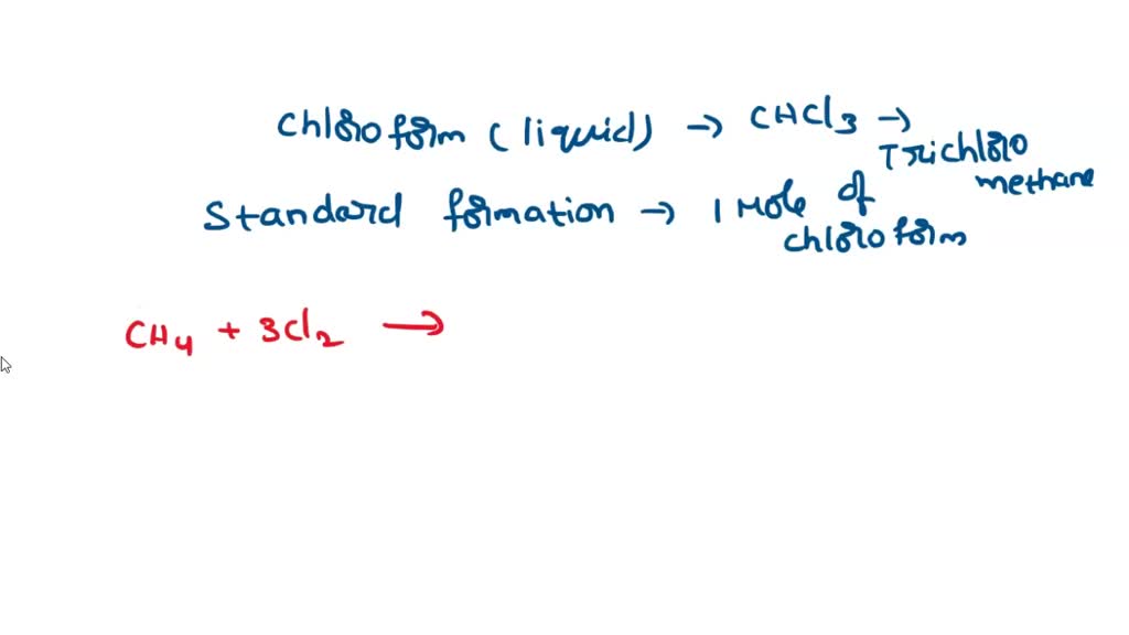 SOLVED: 'Write a balanced chemical equation for the standard formation ...