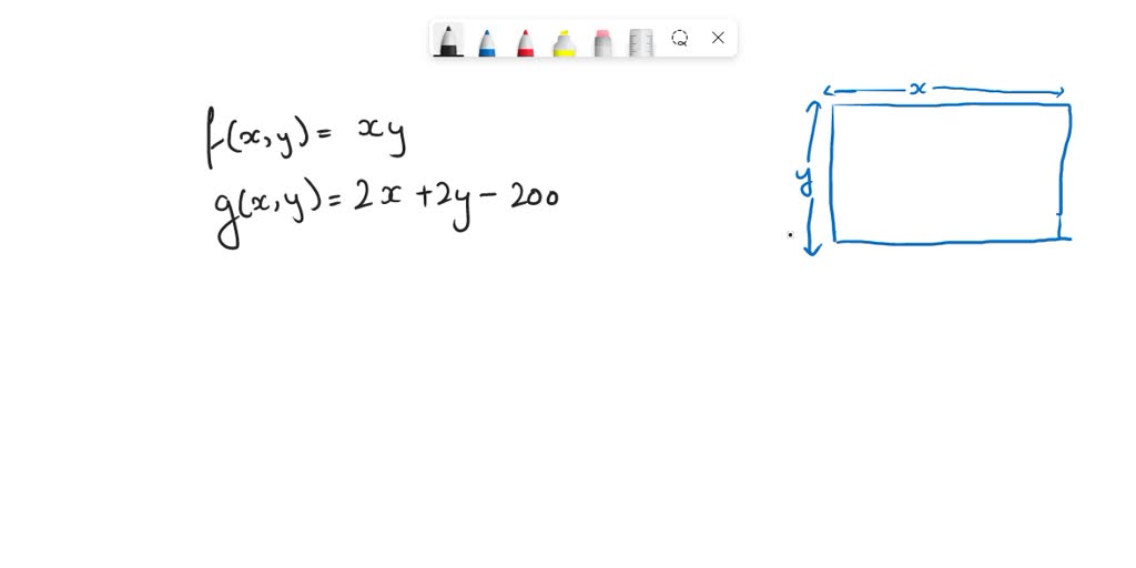 SOLVED: A farmer wants t0 build a rectangular fence against the wall of a barn: He has 200 feet ...