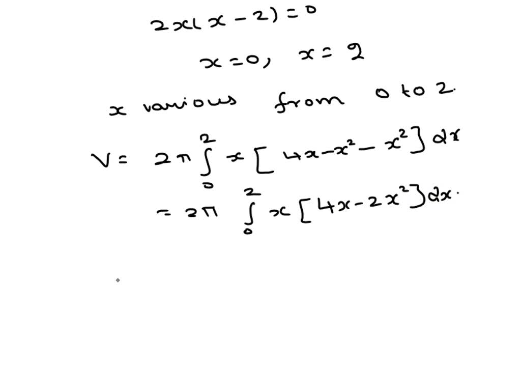 SOLVED: In Exercises 3-12, use the shell method to write and evaluate the definite integral that ...