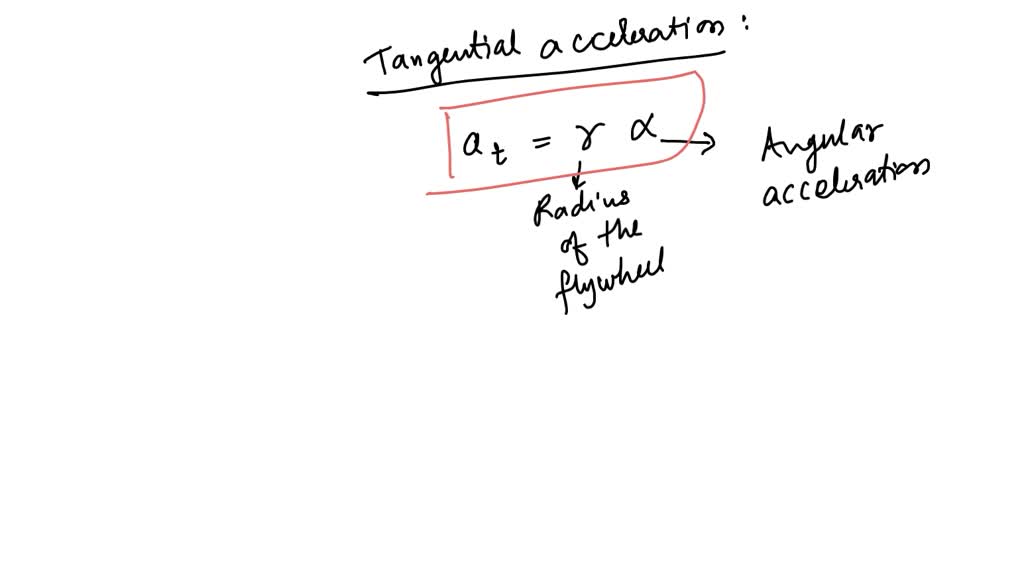 SOLVED: A flywheel of diameter 1.2 m has a constant angular acceleration of 5.0 rad/s2. The ...