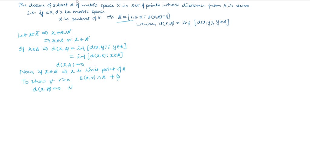 SOLVED: 5. Let X be a compact metric space and denote by X' the set of its accumulation points ...