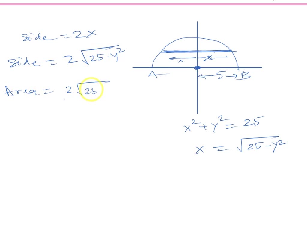 SOLVED: 10. The solid with a circular base of radius S whose cross ...