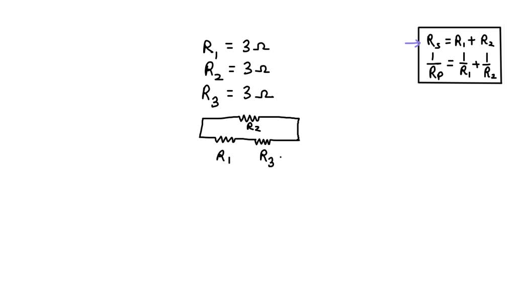 SOLVED: Given the circuit below with Ri =4 ohms Rz =9 ohms R3 =1 ohms V-9 volts; find the ...