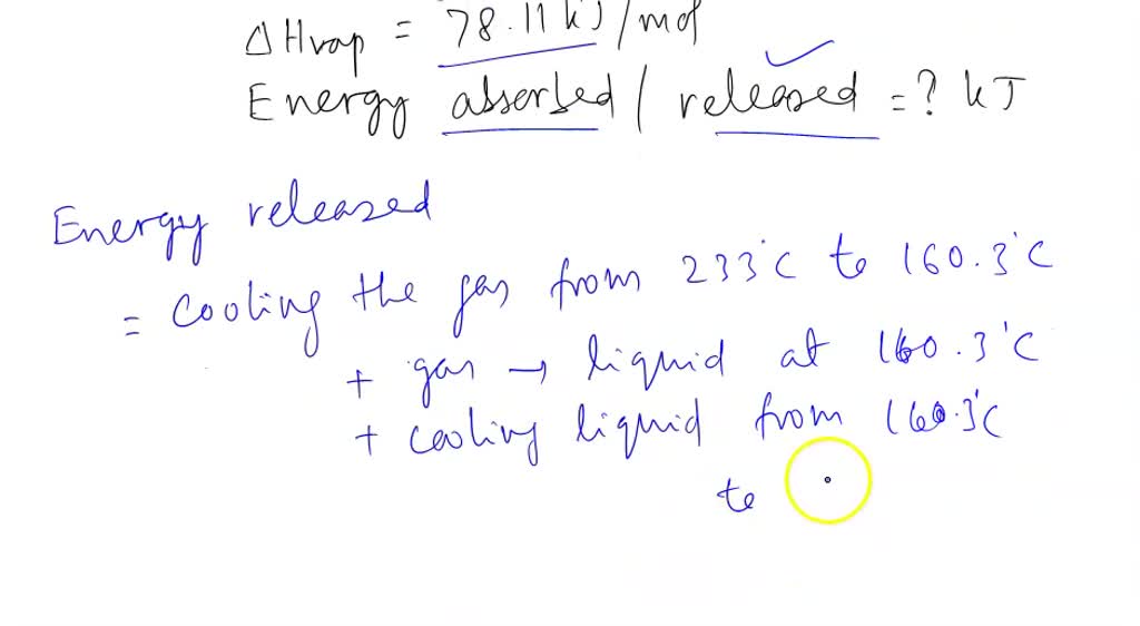 A 110.9 gram sample of an unknown substance (MM = 189.50 g/mol) is ...