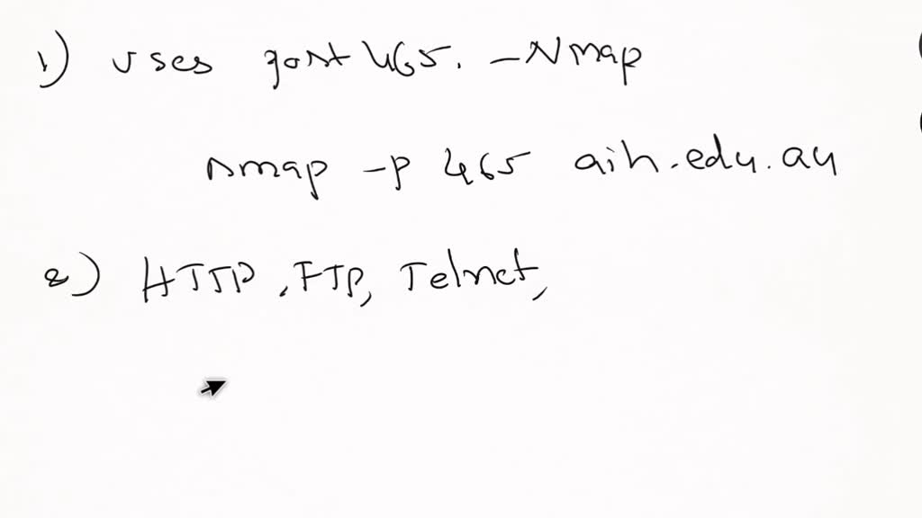 Solved Smtp Is Used To Transfer Messages From One Mail Server To