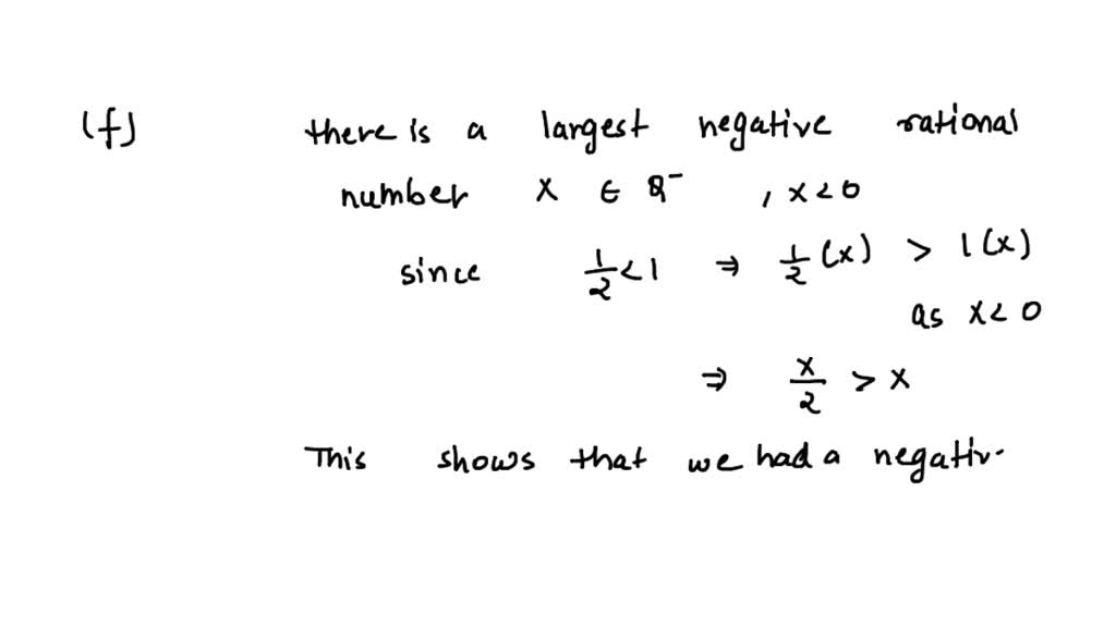 SOLVED: Exercise 2.6.6: Proofs by Contradiction About Give a proof for each statement: 1. The ...