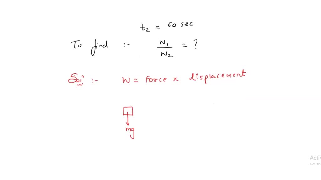 SOLVED: A body of mass m kg is lifted by a man to a height of one metre ...
