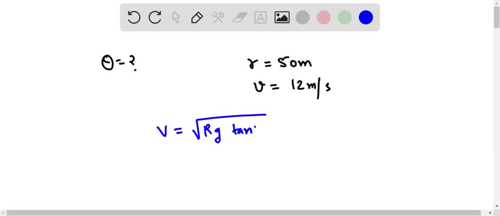 SOLVED: 'At what angle should the roadway on a curve with a 50 meter ...