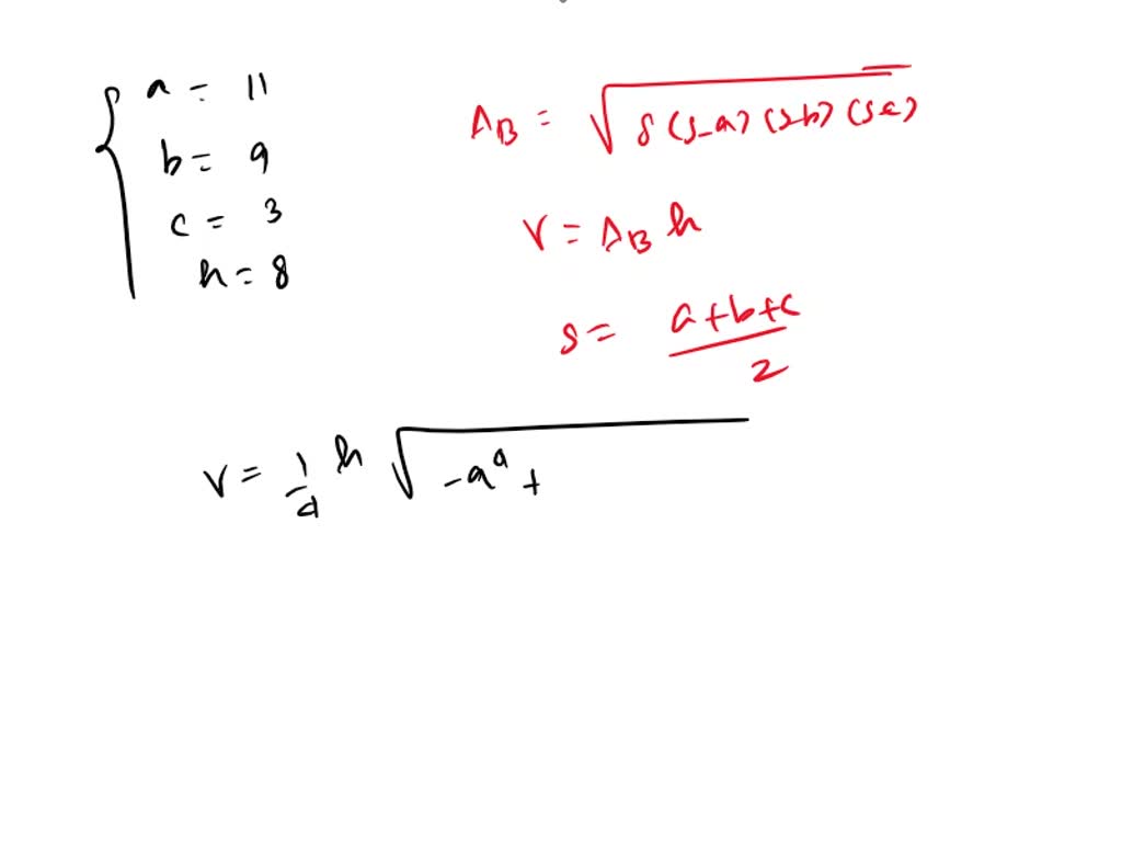 SOLVED: Calculate the volume of the triangular prism shown below: Give your answer in cm? 11 cm ...
