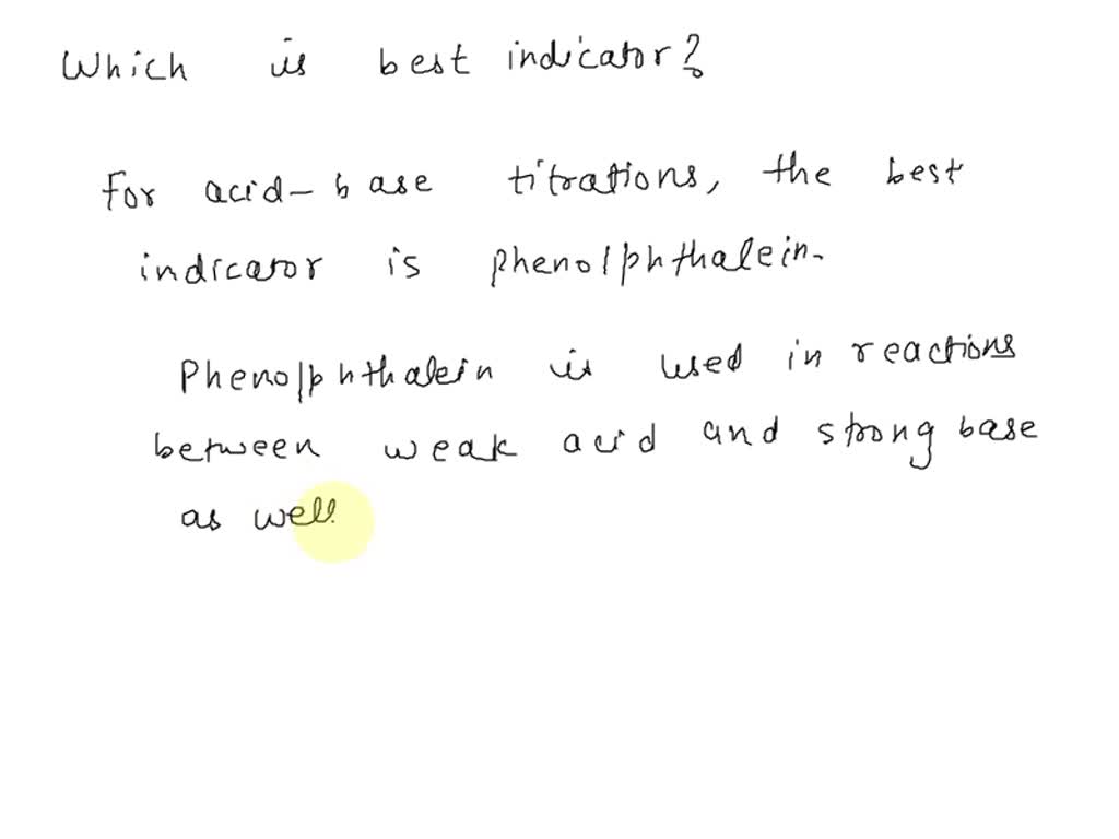 SOLVED: Select the indicators (there may be more than one) that would be appropriate for ...