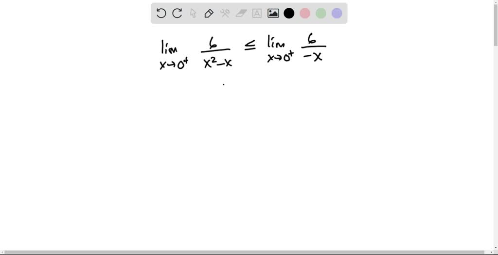 SOLVED: Calculate the limit algebraically. (If an answer does not exist ...