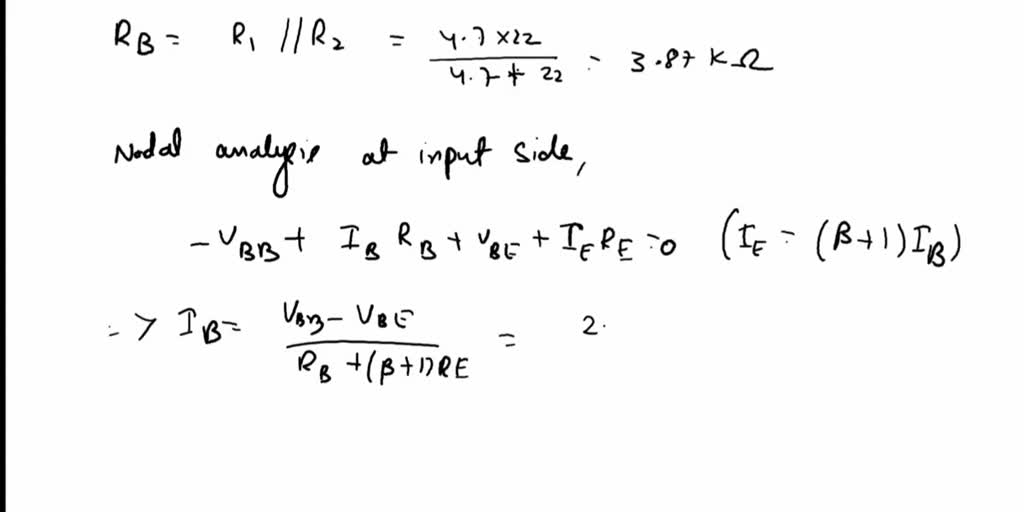 SOLVED: Determine the following DC values for the amplifier in Figure 6 ...