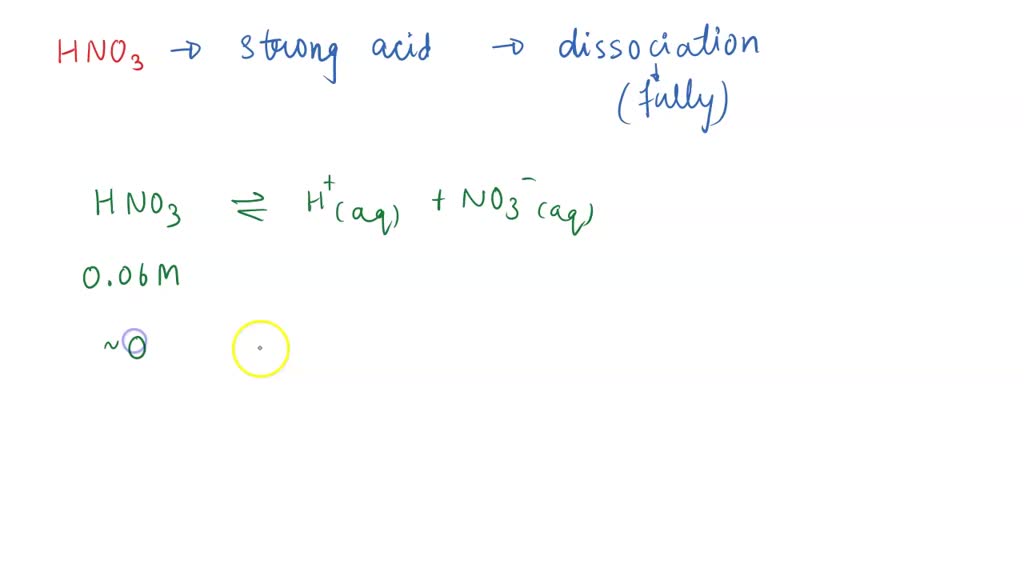 SOLVED: This question refers to a solution labeled 0.060 M HNO3. a ...