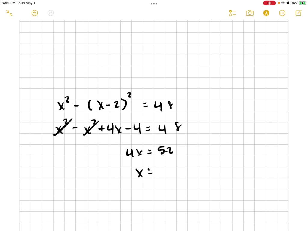SOLVED: A square poster has sides measuring 2 feet less than the sides ...