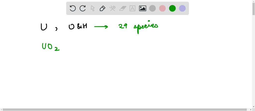 SOLVED: Considering all the possible combinations of uranium with ...