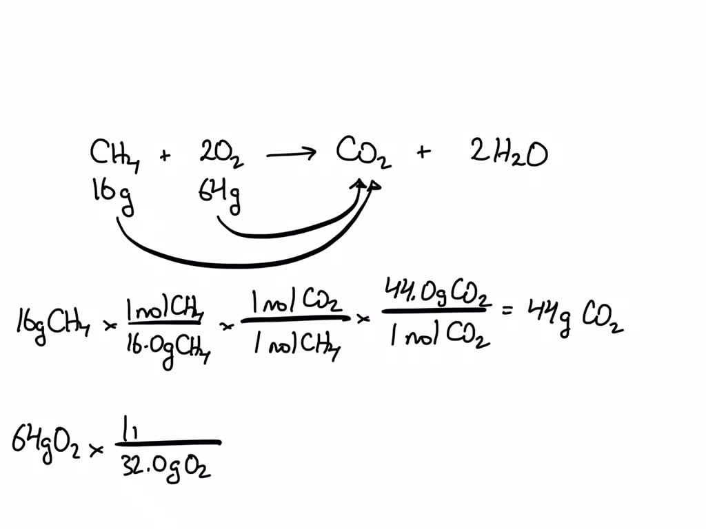 SOLVED: 1. How many grams of water)are produced when 44 grams of ...