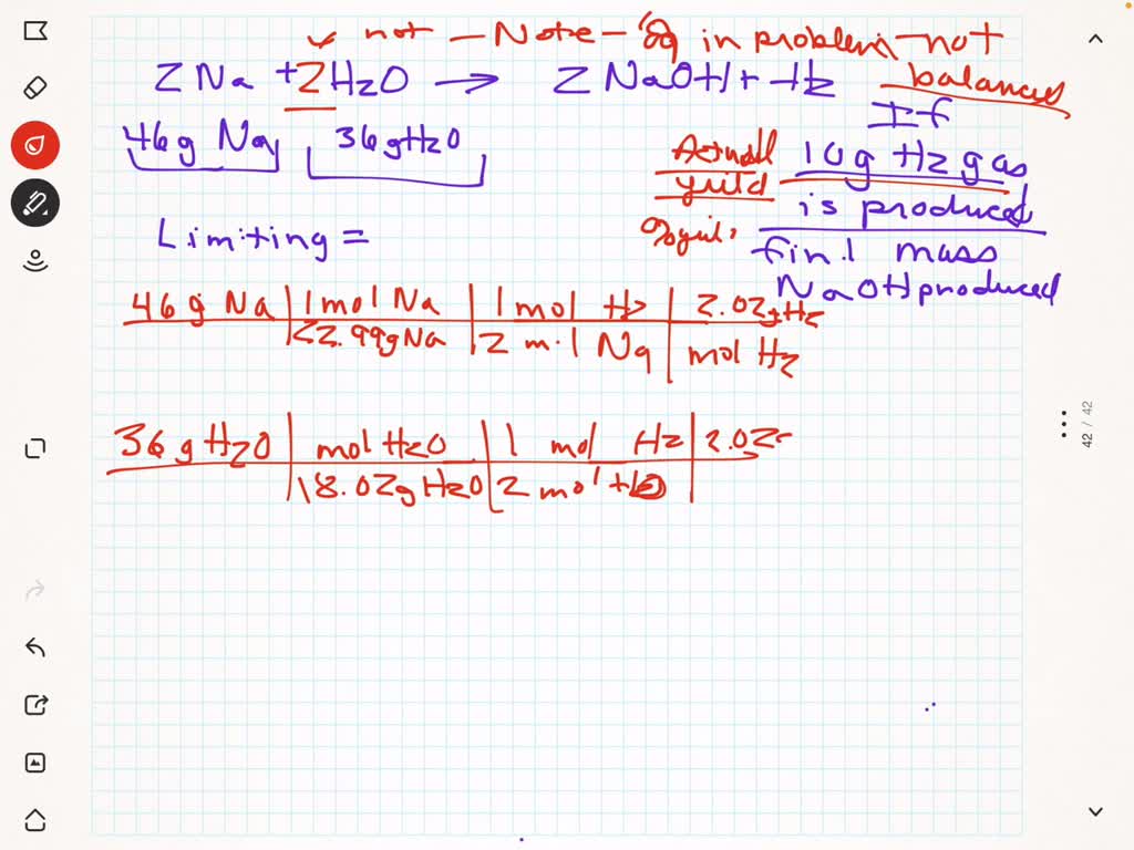 SOLVED: QUESTION The following equations represent chemical reactions. Chemical Reactions 2Na ...