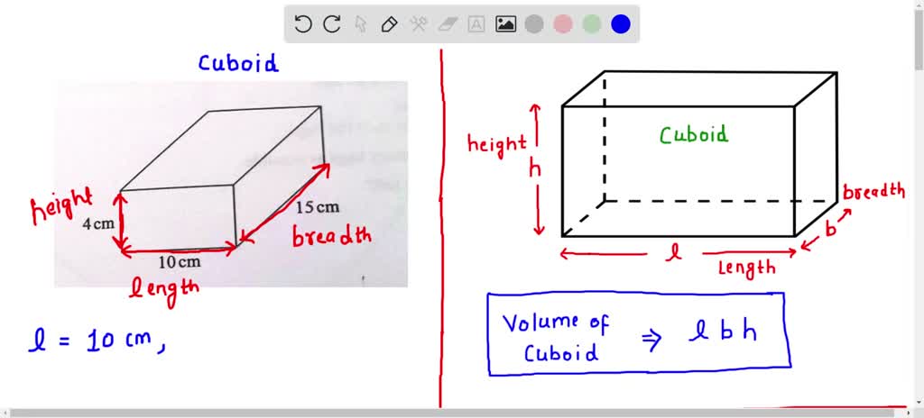 SOLVED: Here is a cuboid. 15 cm x 4 cm x 10 cm. Work out the volume of ...