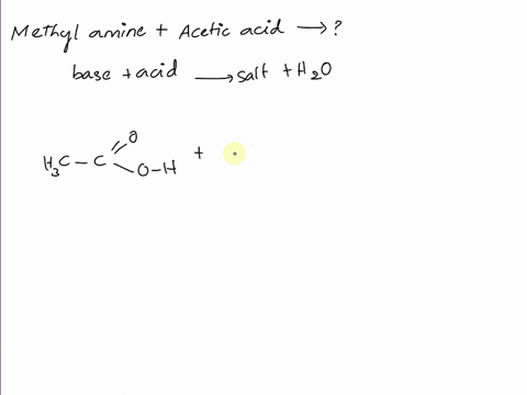 draw the mechanism of an acid base reaction between acetic acid and ...