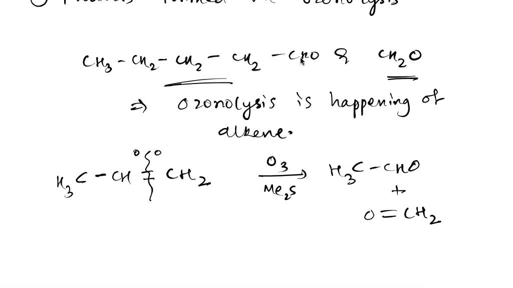 SOLVED: Q3. Give the structure of the alkene which would yield the ...