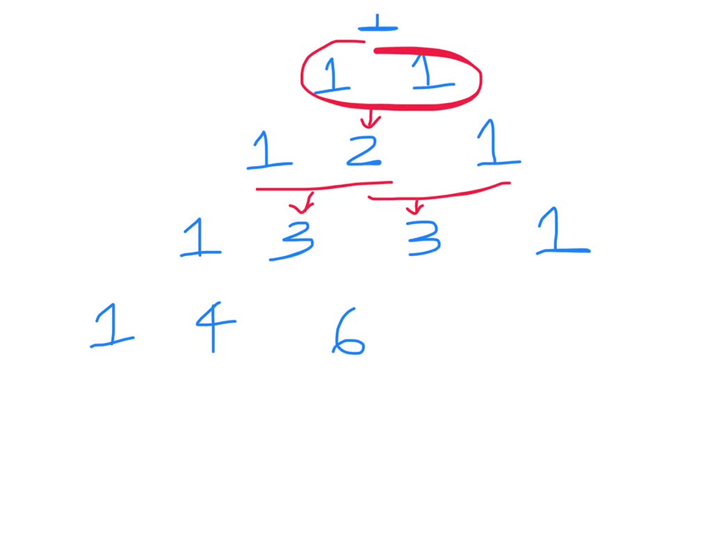 SOLVED: Show how the 8th row in a Pascal’s triangle is calculated.